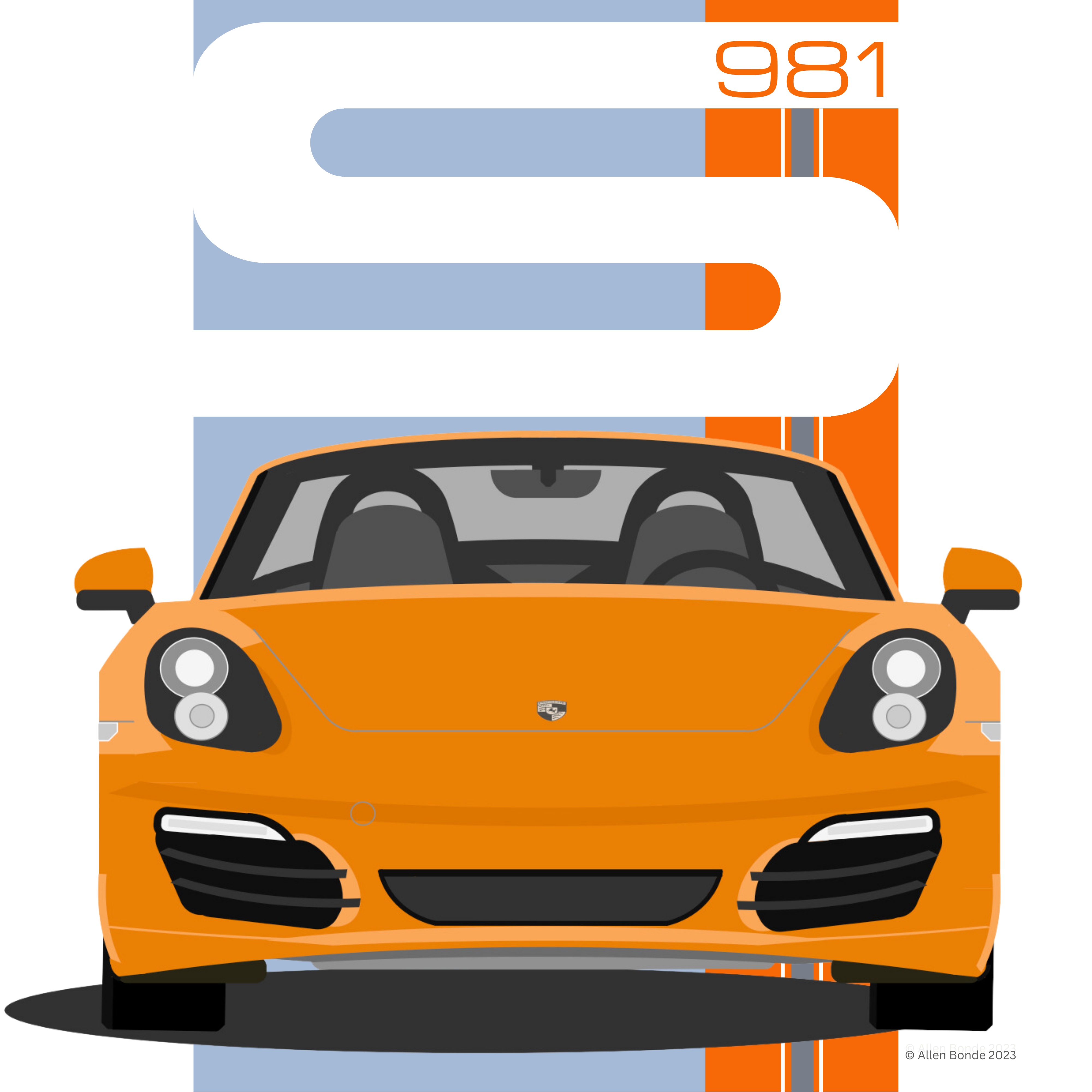 981 Boxster S and GT4 – Motorsport Art