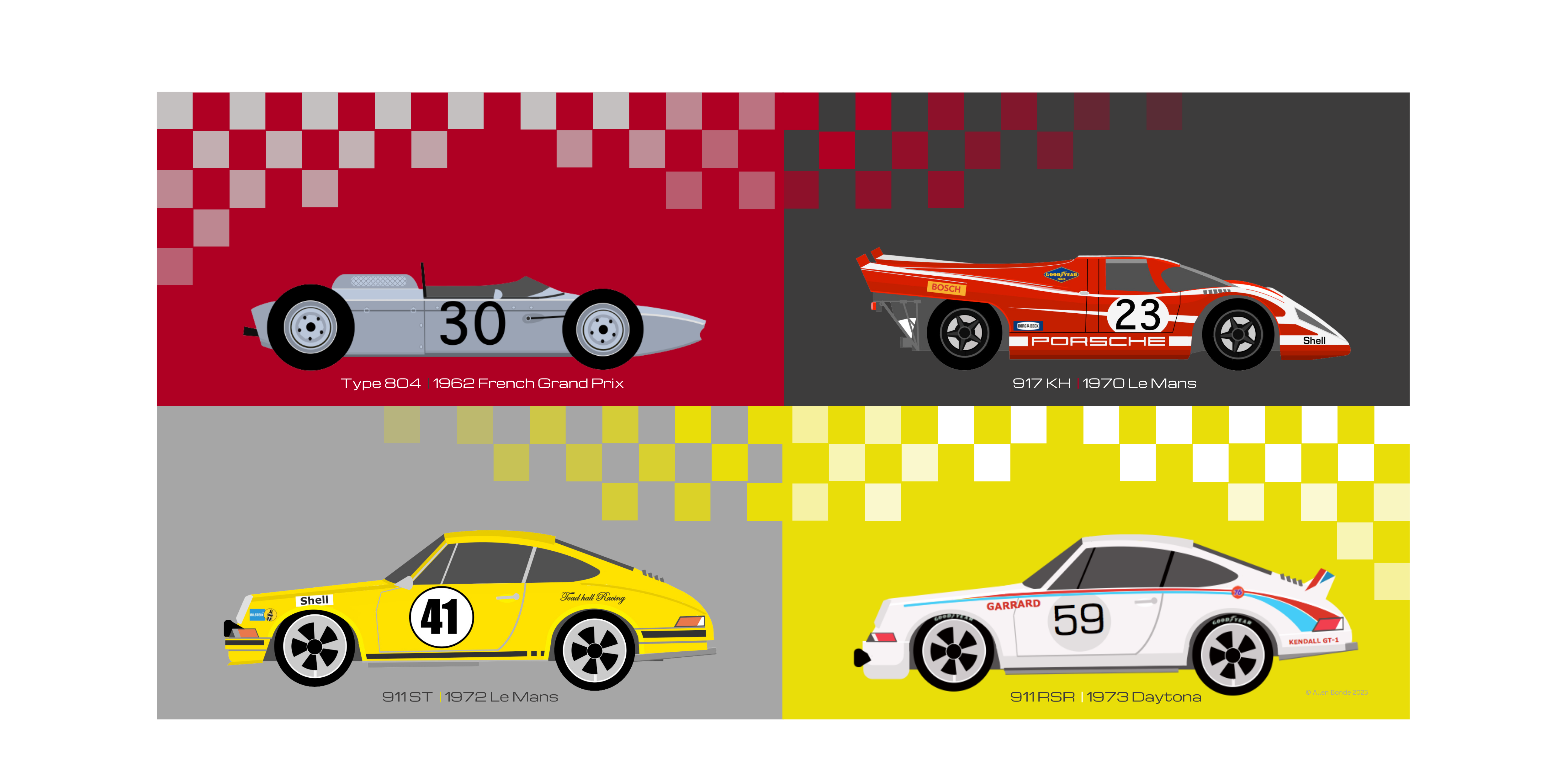 Pop Art Posters – Motorsport Art