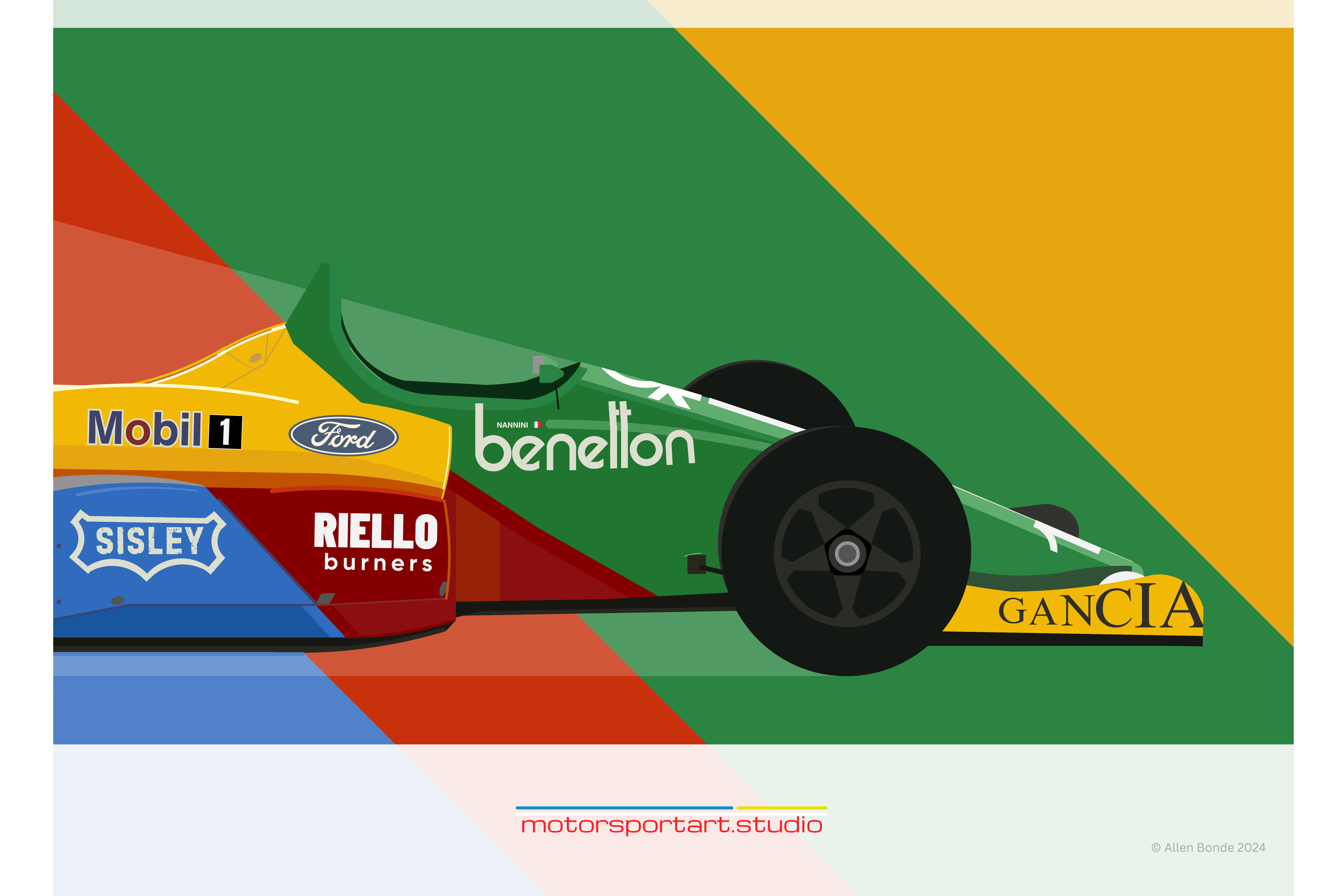 Benetton B188 – Motorsport Art